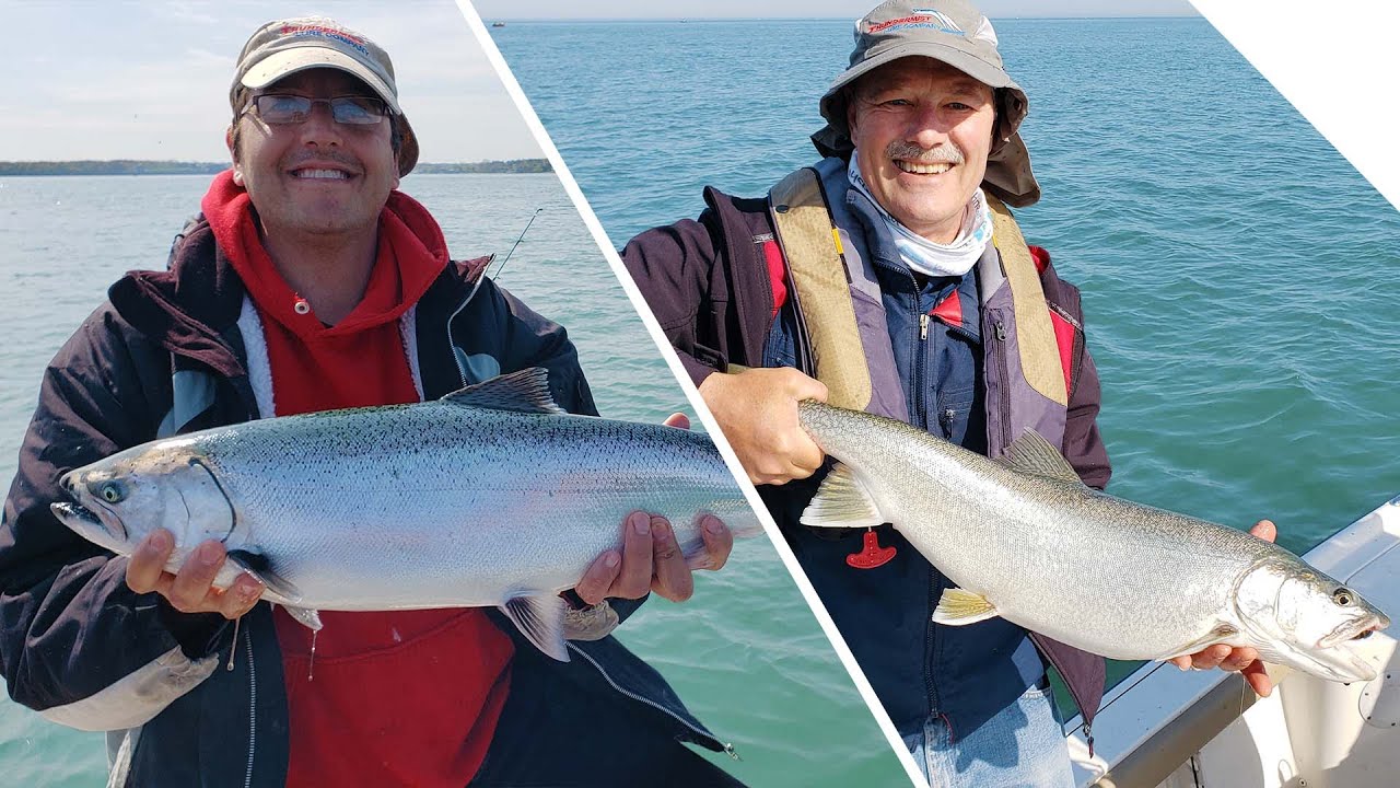 Freshwater trolling for laker and salmon