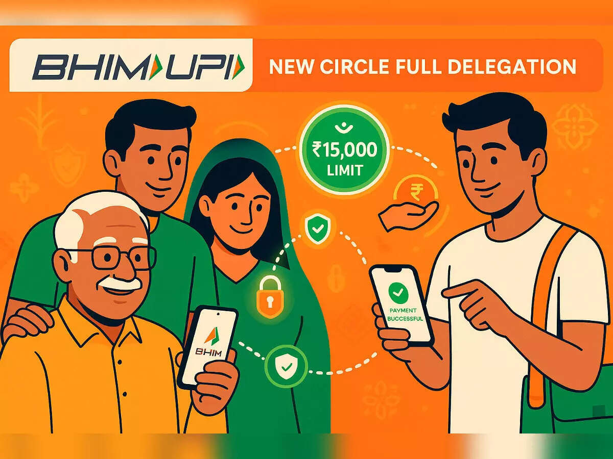 BHIM launches UPI Circle full delegation, allowing senior citizens ...