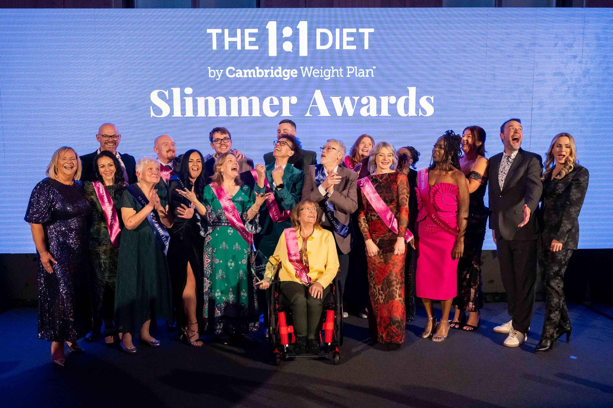 Forty stone lost by The 1:1 Diet Slimmer Award winners