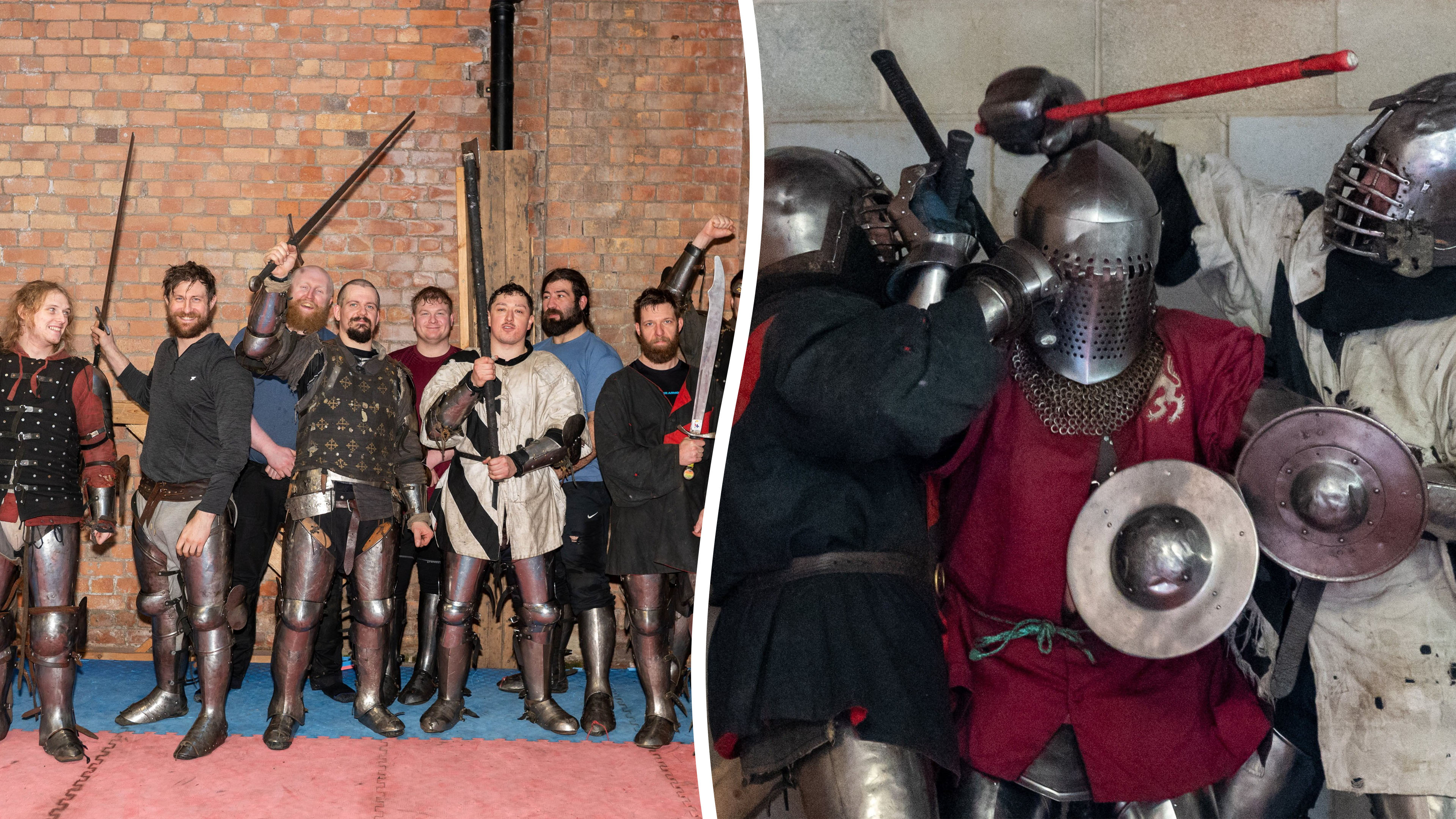 "I'm one of the world's best Medieval cage fighters - a sword went ...