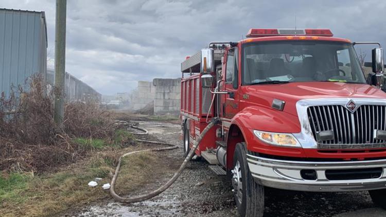 Hundreds of bales of hay burned in Fogleman Dairy Farm fire