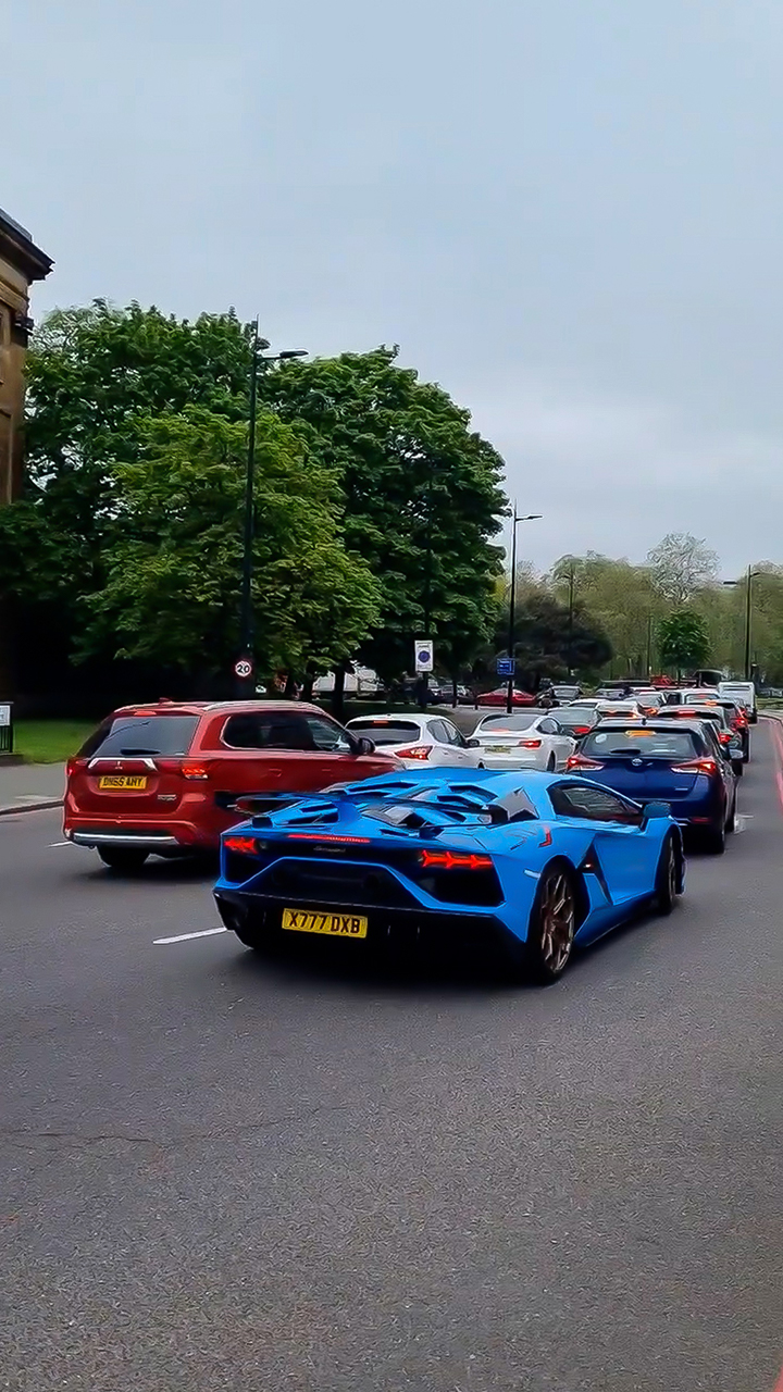 Stuck in This Traffic With a Lambo?