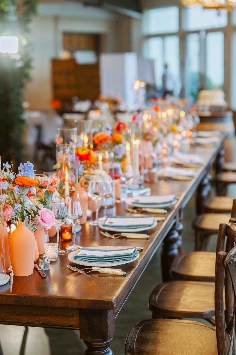 A Terracotta-Filled Fall Vineyard Wedding