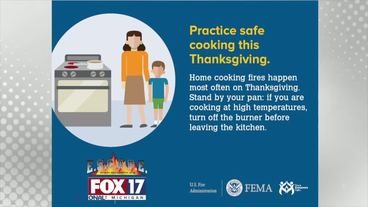 ESCAPE Thanksgiving Fire Safety sponsored