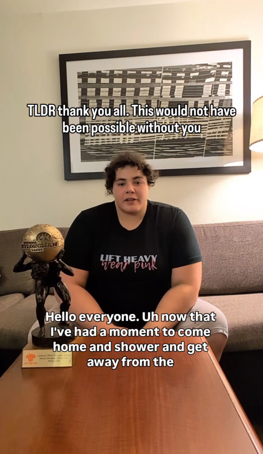 World’s Strongest Woman winner stripped of title after organizers discovered she was born a man