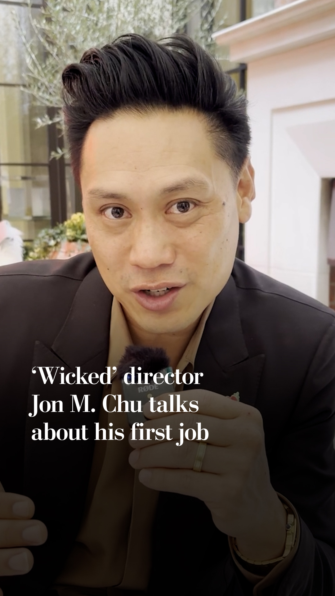 ‘Wicked’ director Jon M. Chu talks about his first job