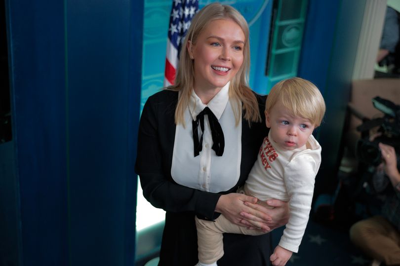 Karoline Leavitt brings son to White House after sharing 'PTSD' confession