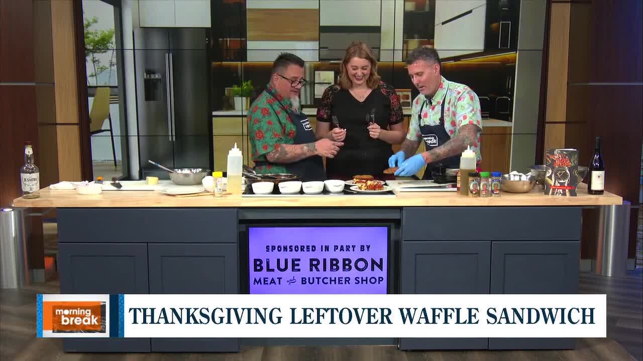 KOLO Cooks: Thanksgiving leftover waffle sandwich