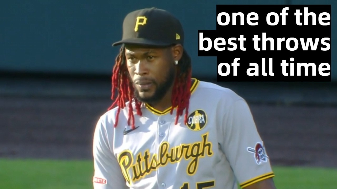 Oneil Cruz just threw a runner out at third on the fly from the warning ...