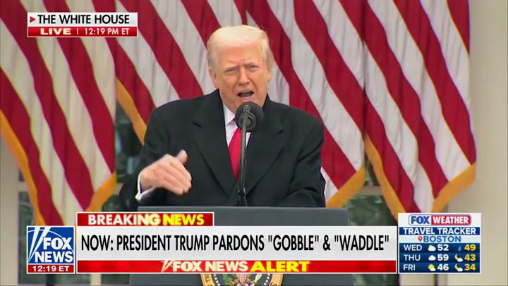 Trump, 79, Turns Holiday Turkey Pardon Into Mean Fat Shaming