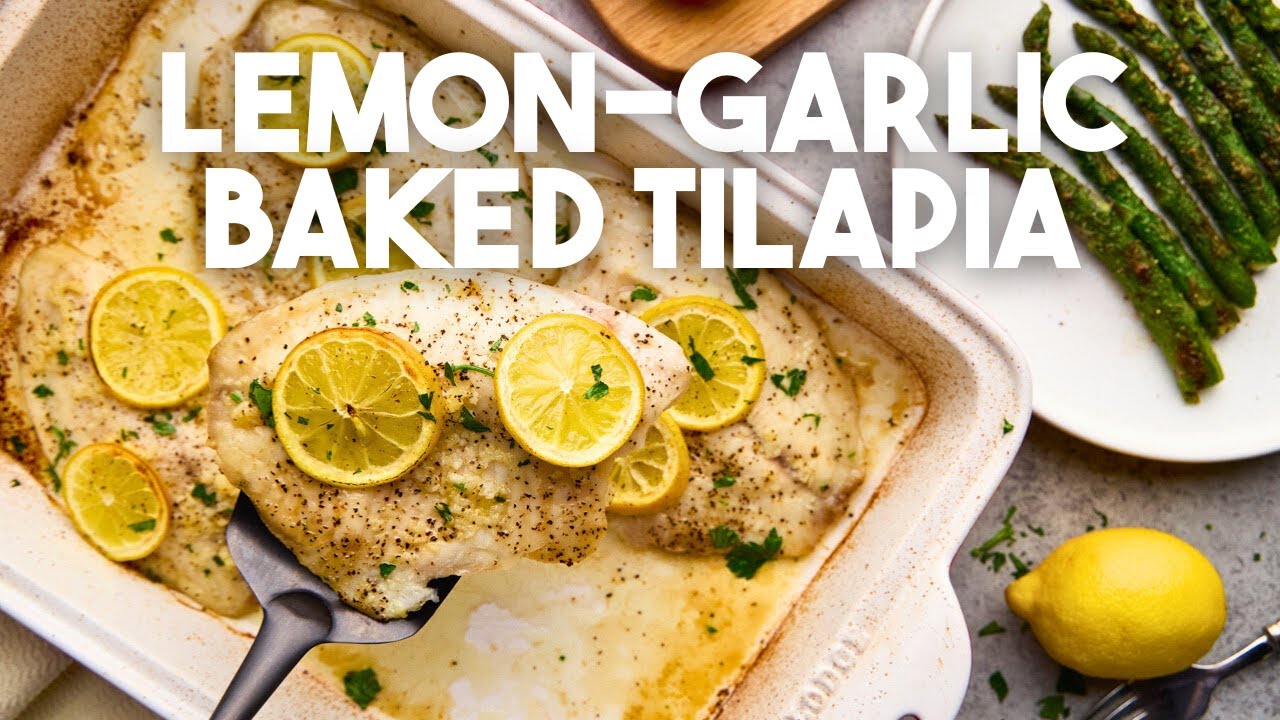 How to make baked lemon garlic tilapia