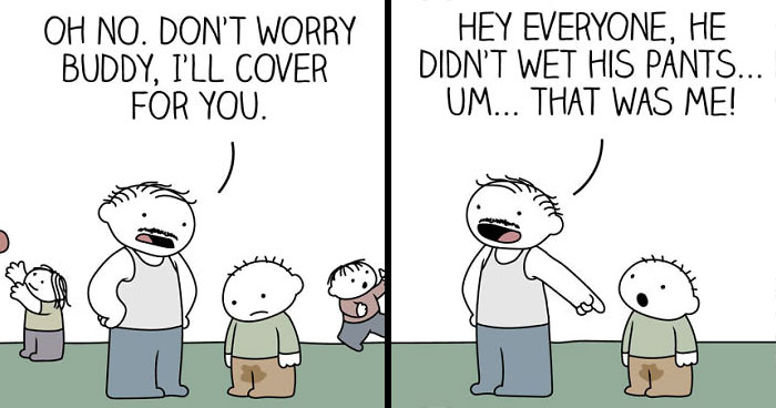 18 Four-Panel Comics For People Who Have A Bit Of A Darker Sense Of Humor