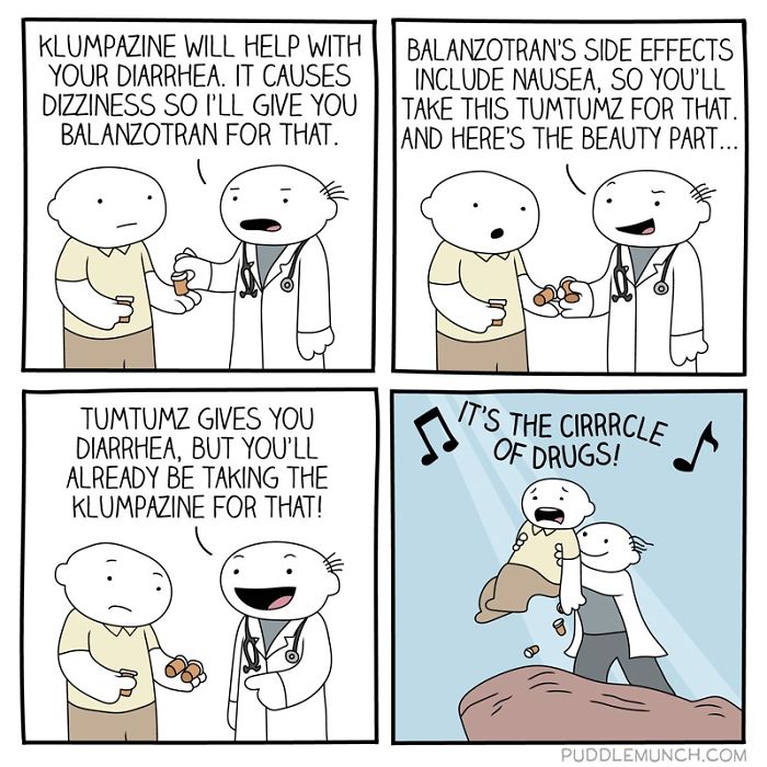 18 Four-Panel Comics For People Who Have A Bit Of A Darker Sense Of Humor