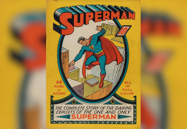 Original Superman comic found in attic breaks world record with $9.12M sale