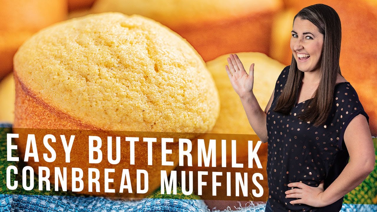 How to make easy buttermilk cornbread muffins