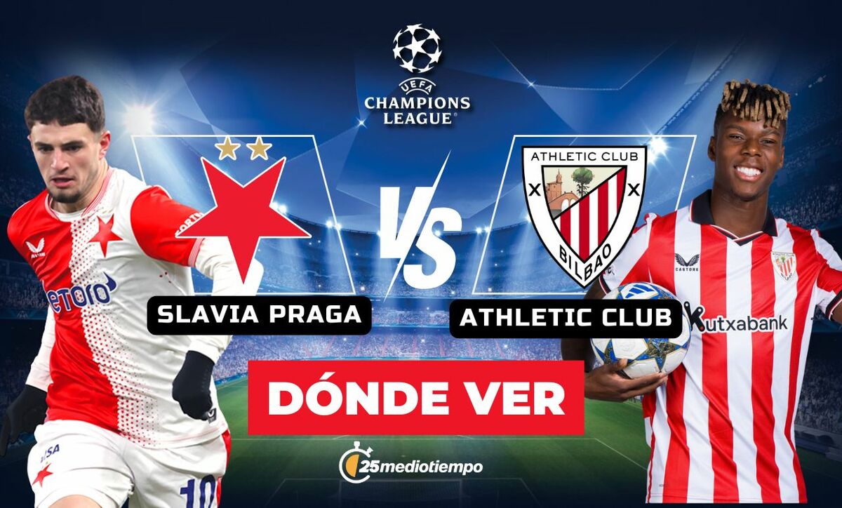 Slavia Praga vs. Athletic Club EN VIVO. Partido de Champions League HOY ...