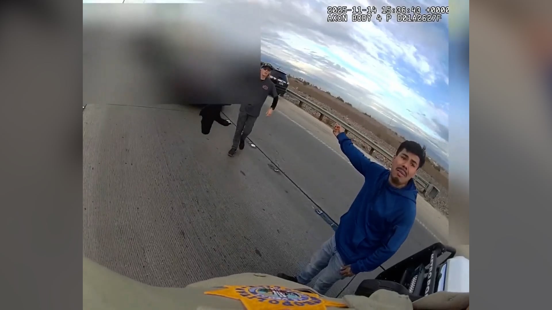 Harrowing footage show dad wailing after son shot dead during road rage ...
