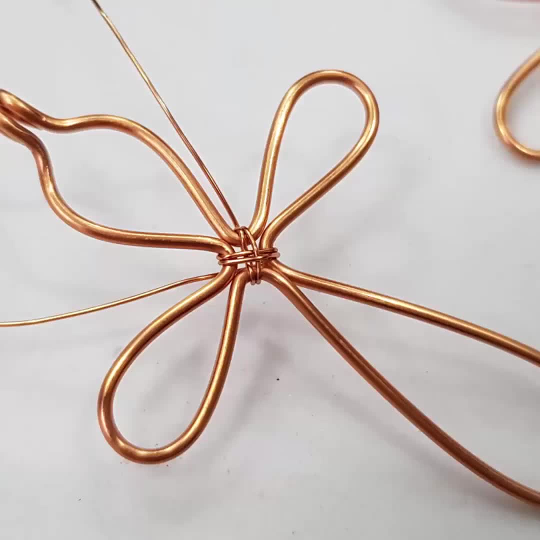 Simple cross | earrings | bracelet | ring | jewelry | copper wire ...