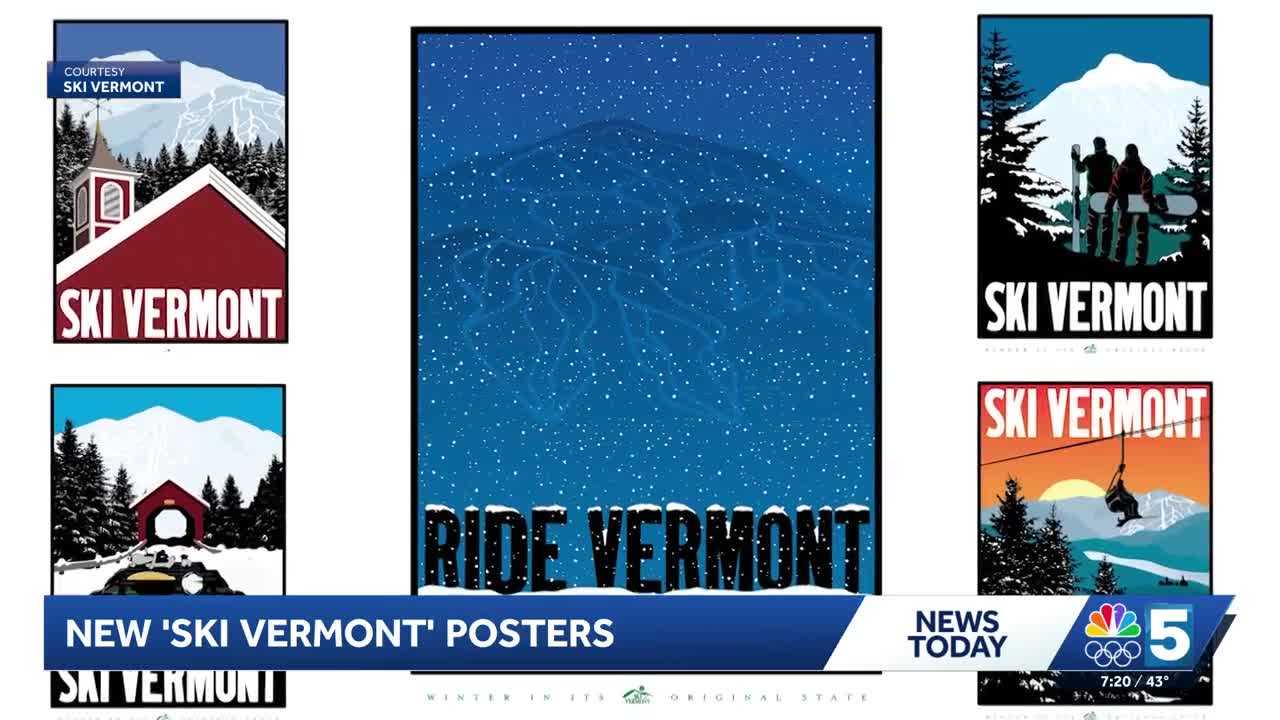 Ski Vermont to debut new poster for first time since 2020