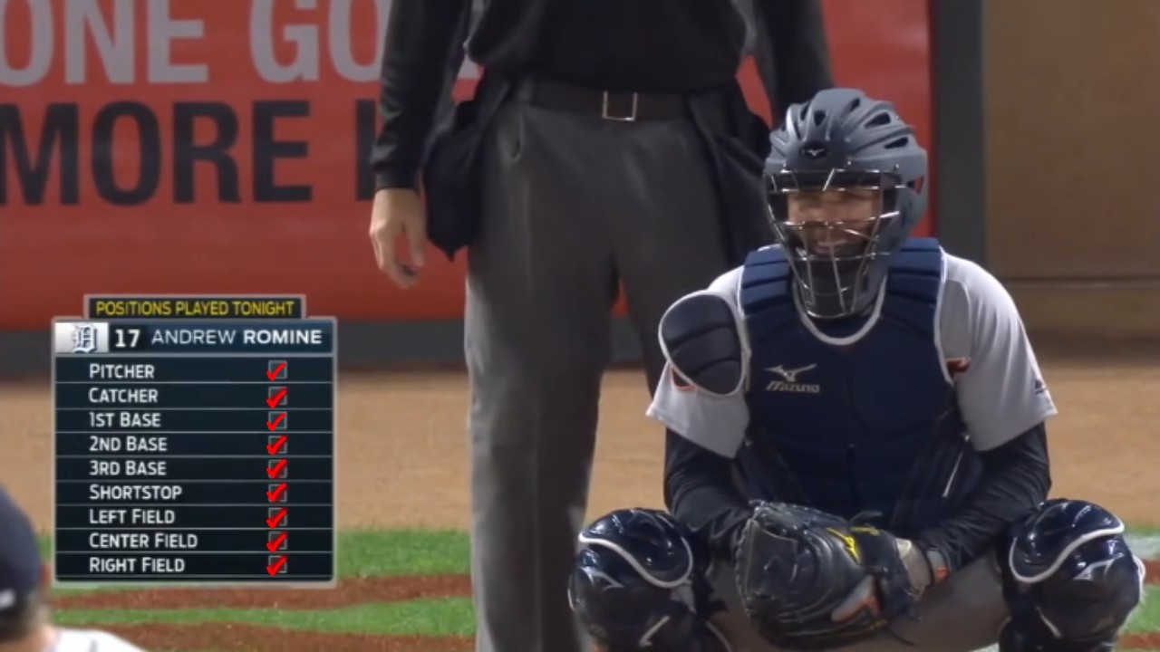 When you play all 9 positions in a single MLB game (and make it look easy)