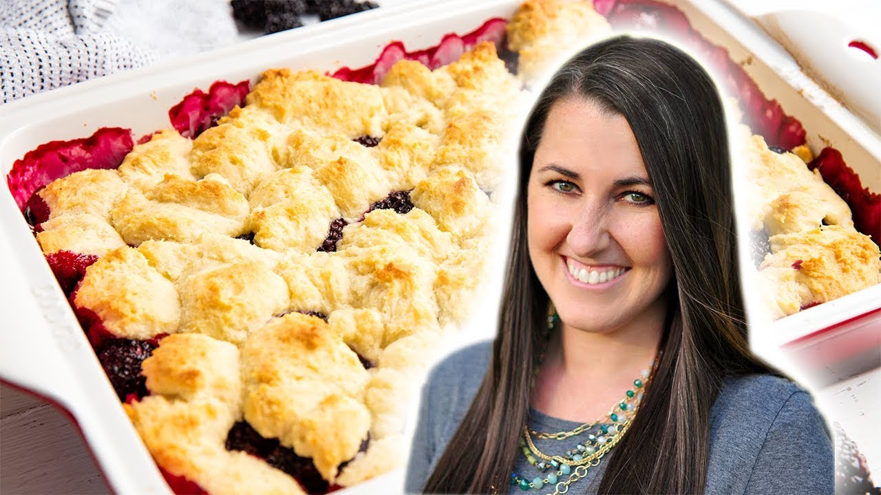 How to make old fashioned blackberry cobbler | The Stay At Home Chef