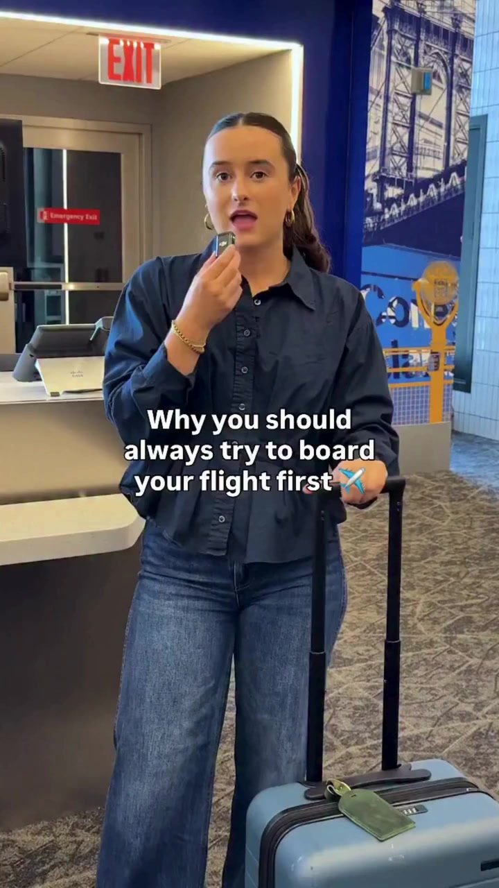 Why You Should Always Try to Board Your Flight First