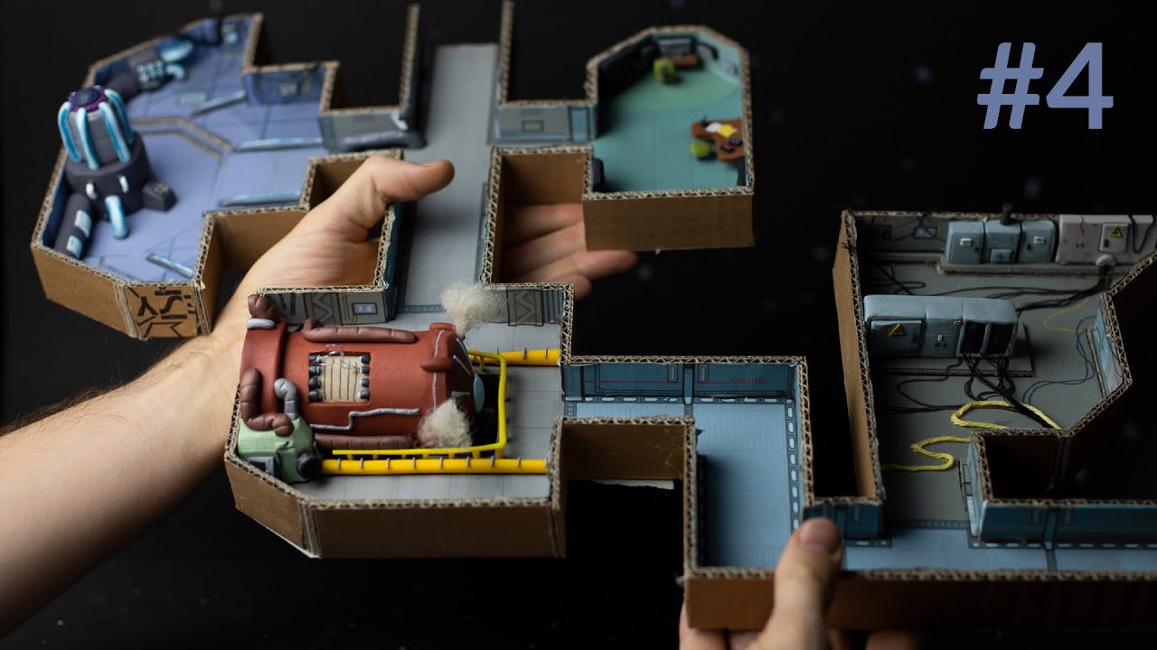 How I built the Skeld map in 4 parts!