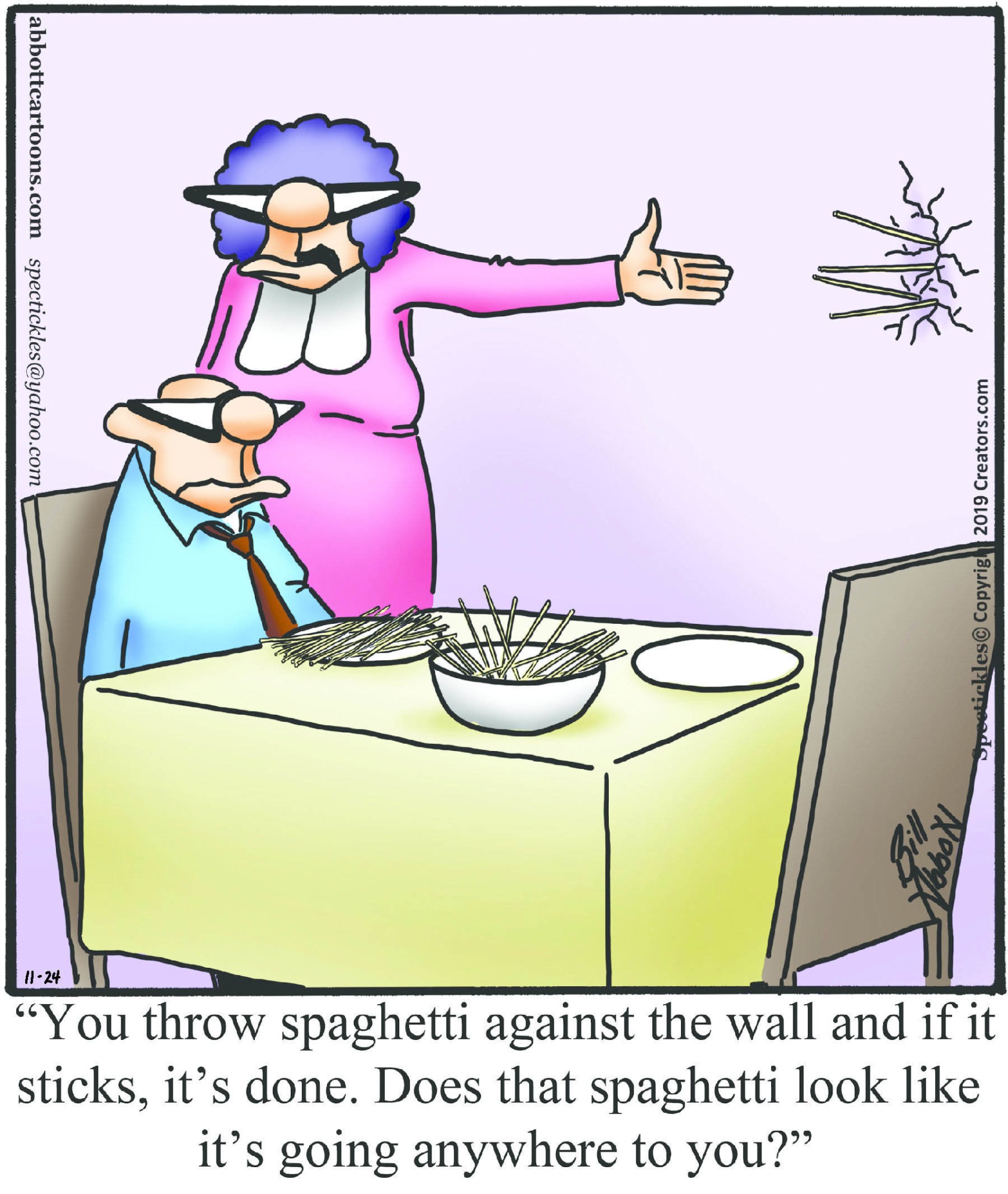 Daily Comics: Spectickles by Bill Abbott