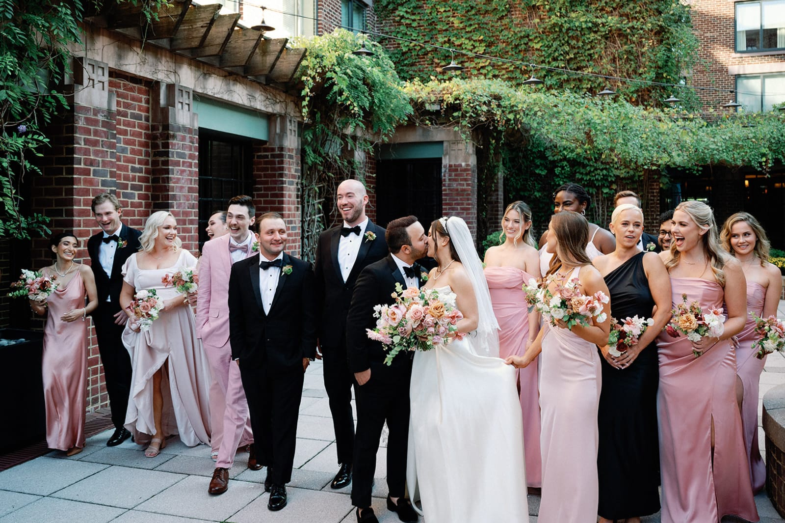 An Indoor Forest of Trees Set the Scene for This Decadent Wedding