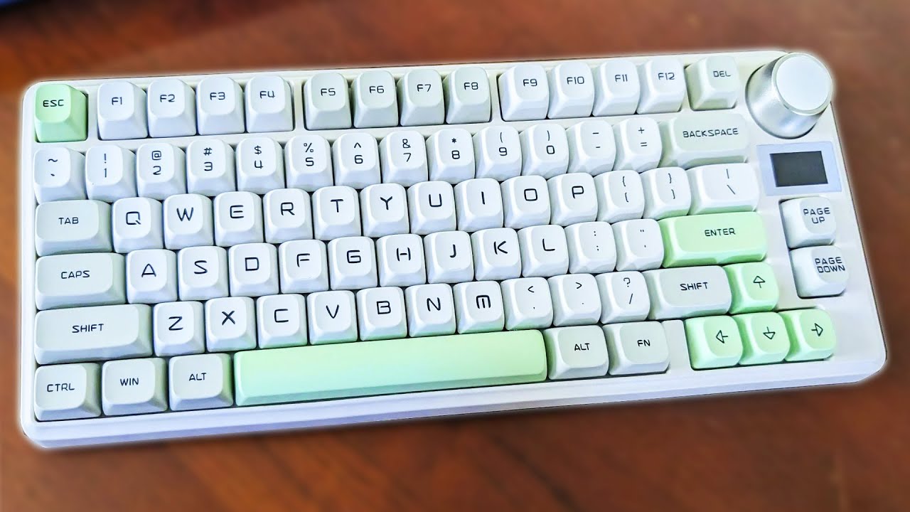 The latest trend with keyboards is this (Epomaker TH80X)