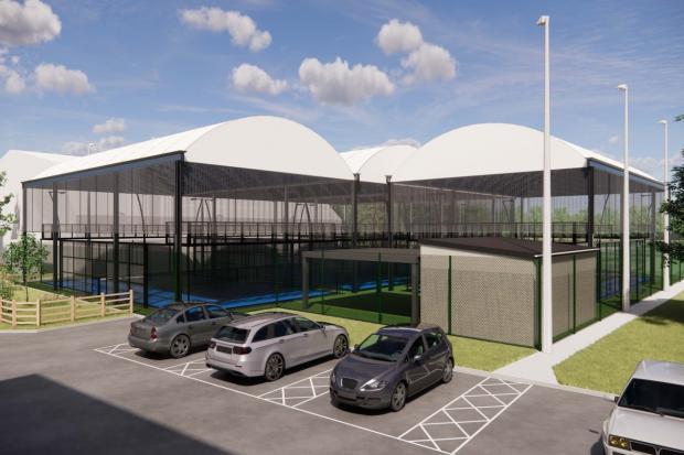 Plans for four new padel courts at leisure centre