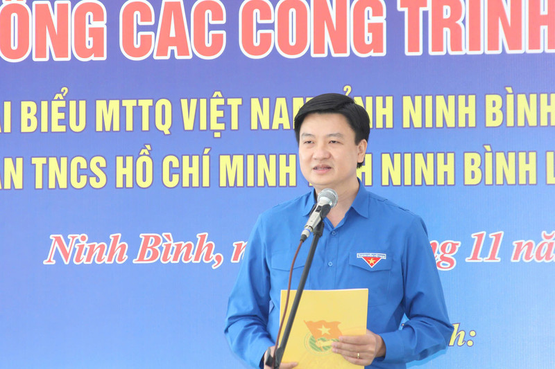 Tỉnh Đoàn Ninh Bình khởi công các công trình thanh niên chào mừng Đại ...