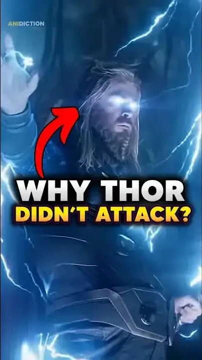 Was Thor scared of Thanos? #thanos