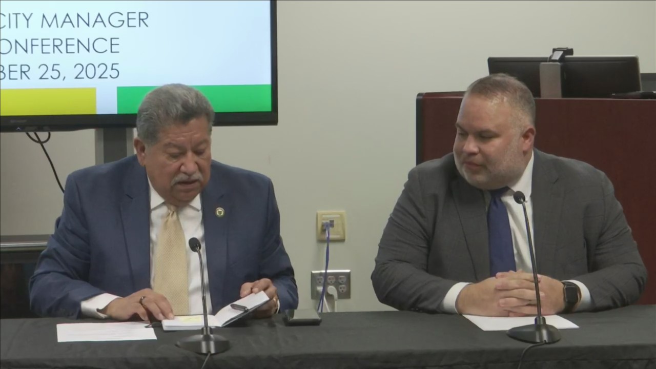 Topeka mayor, manager hold press conference on Nov. 25, 2025