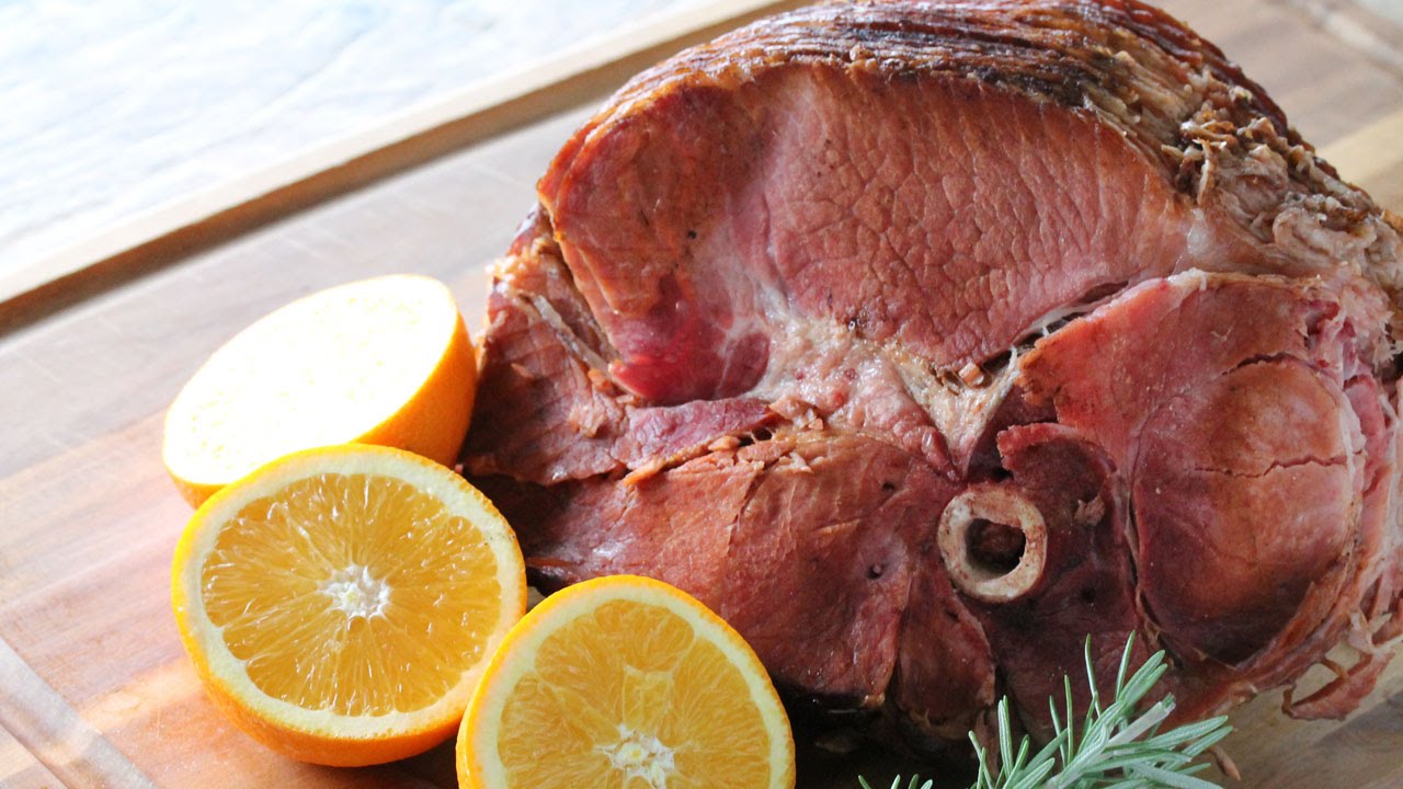How to Cook A Ham in the Crockpot - Slow Cooker Orange-Balsamic GlazedHam