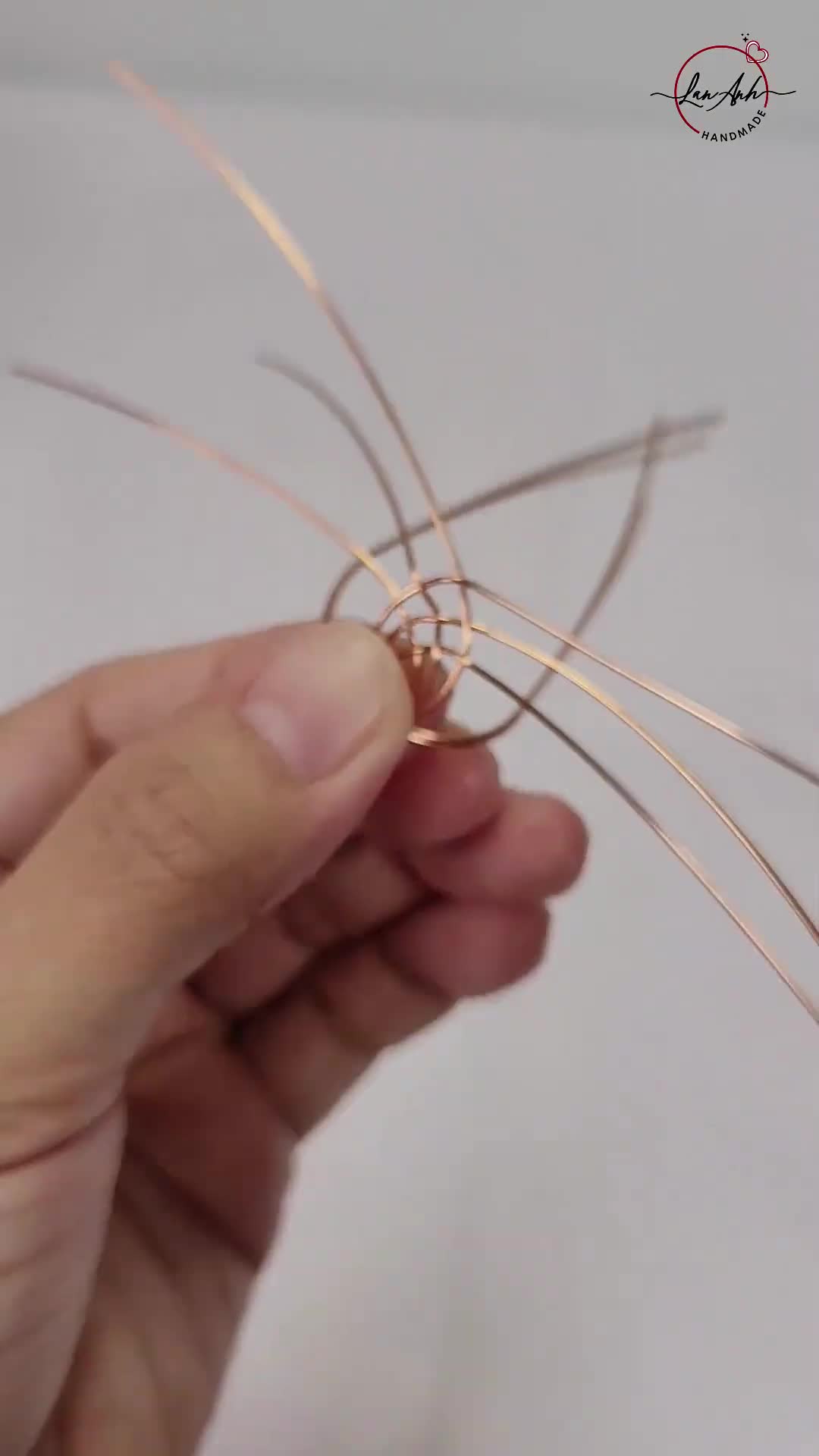 #shortsvideo | wrap round big stone without holes | Criss-cross wire ...