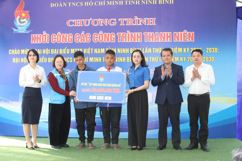 Tỉnh Đoàn Ninh Bình khởi công các công trình thanh niên chào mừng Đại ...