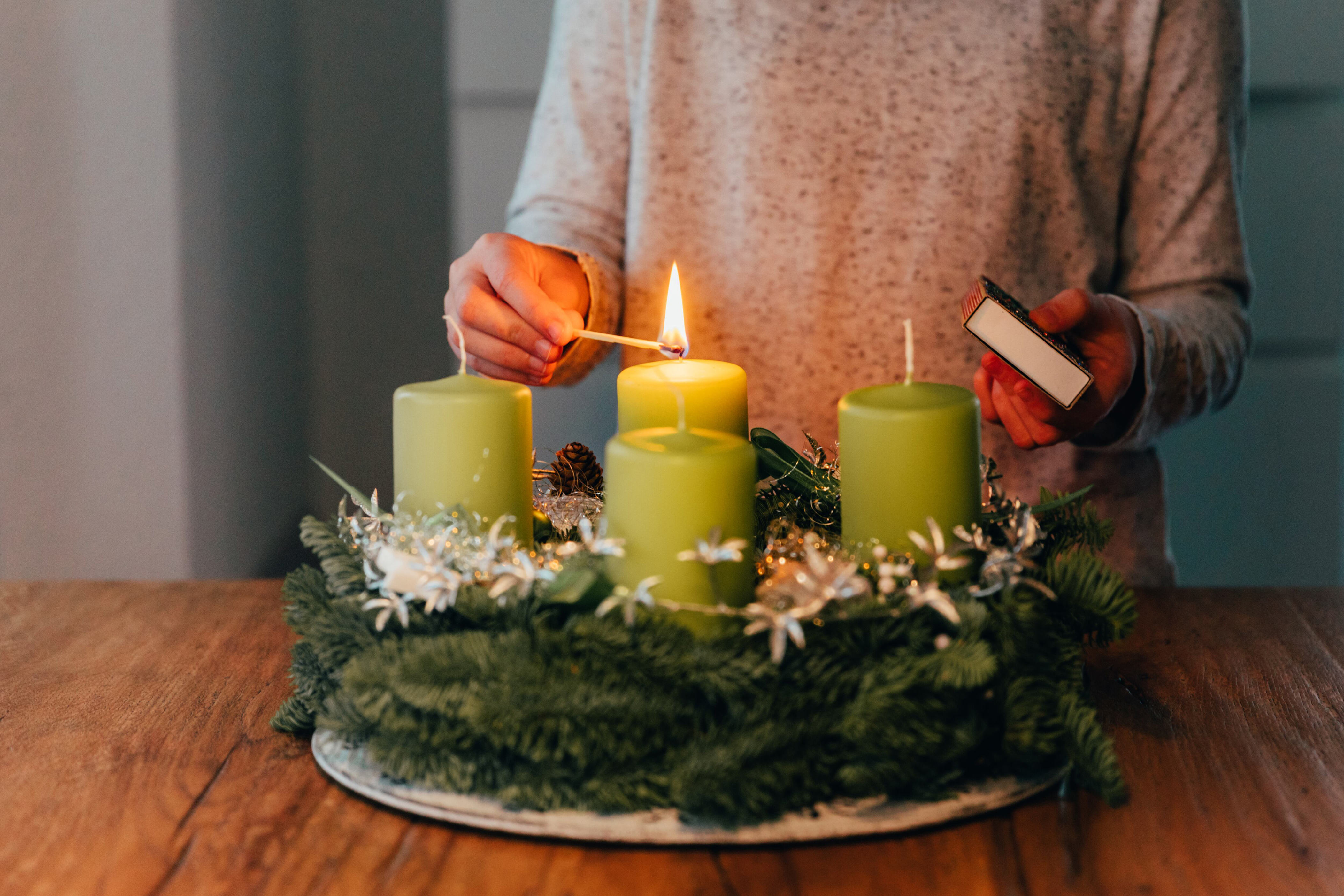 ¿Cómo bendecir la Corona de Adviento en Navidad?
