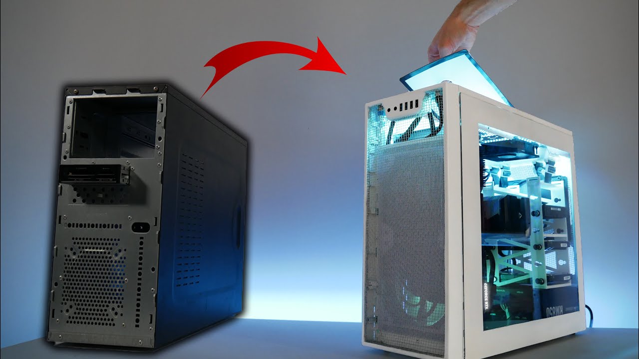 Cet ordinateur de plus de dix ans transformé en un ordinateur moderne!