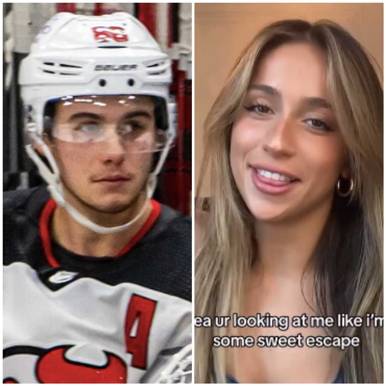 ‘Guy With Broken Arm’ Turns Out To Be Devils Star Jack Hughes On Date With Tate McRae
