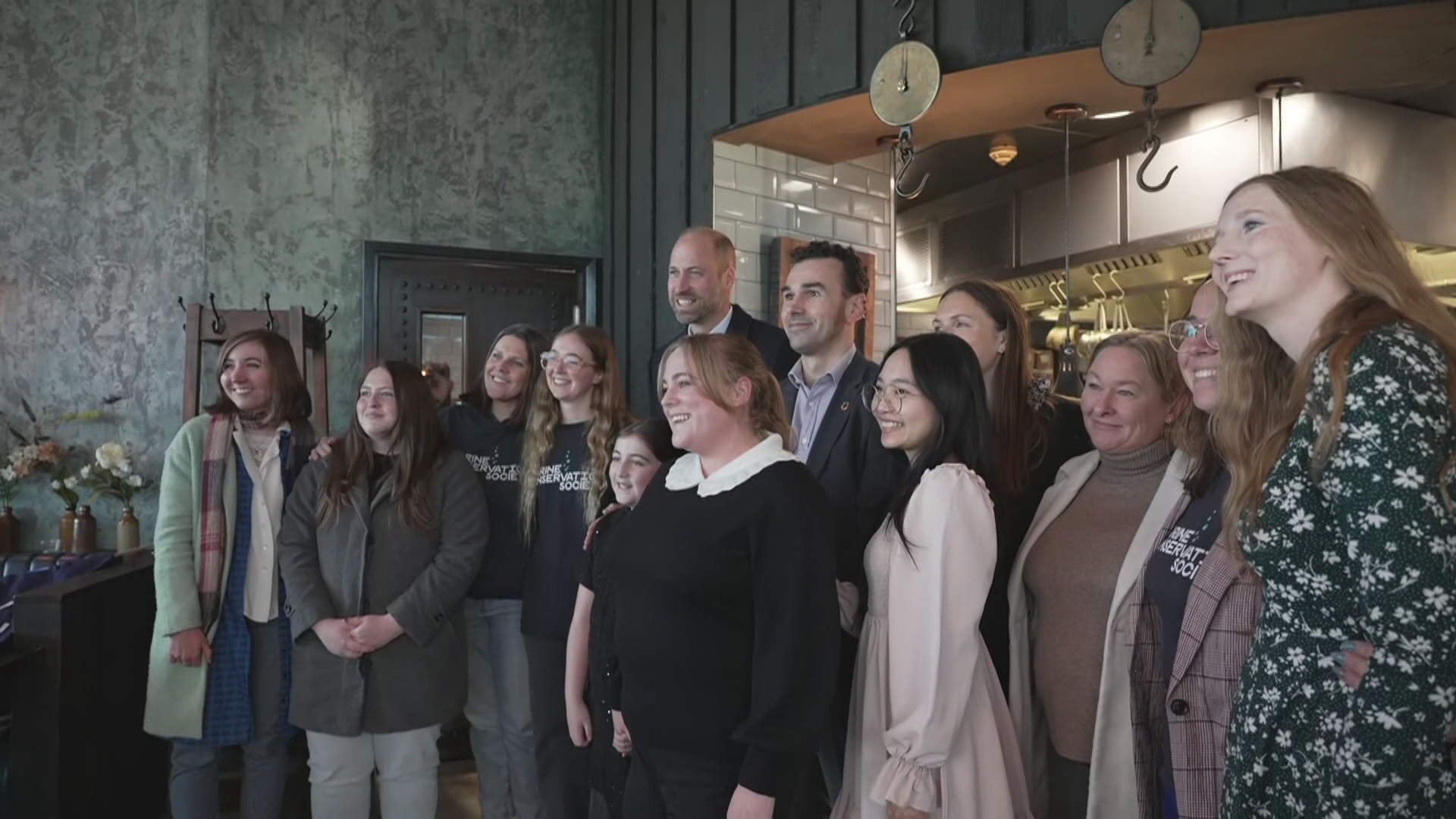 William all smiles with Colwyn Bay youth conservations