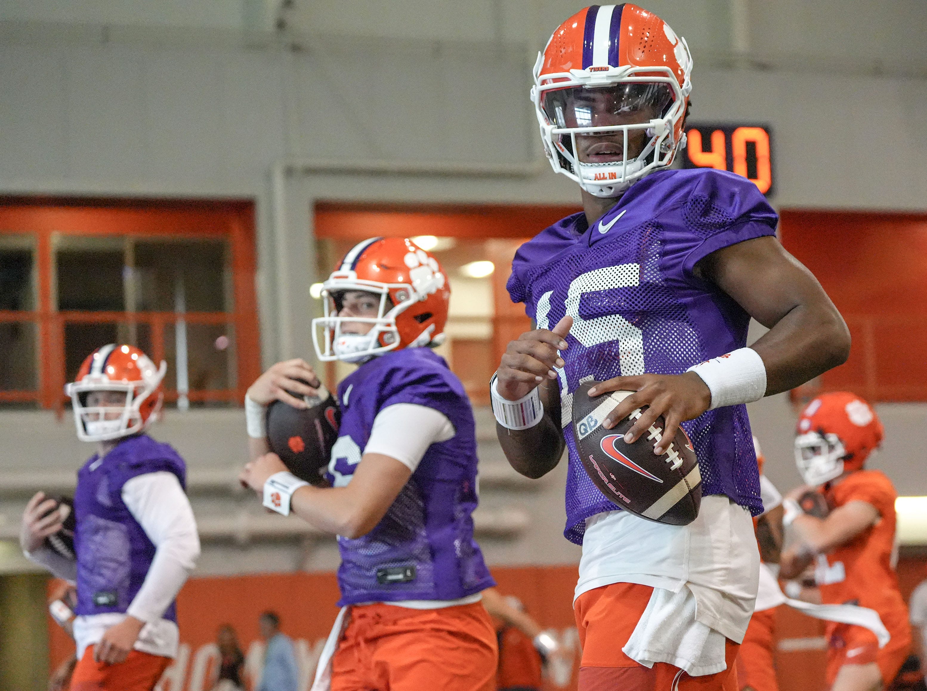 Clemson coach Dabo Swinney on Chris Denson’s future at quarterback