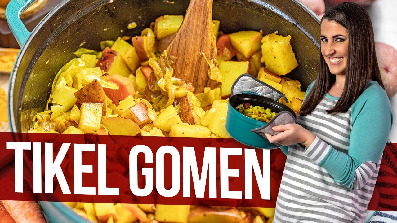Healthy tikel gomen (one pot potato and cabbage dish)