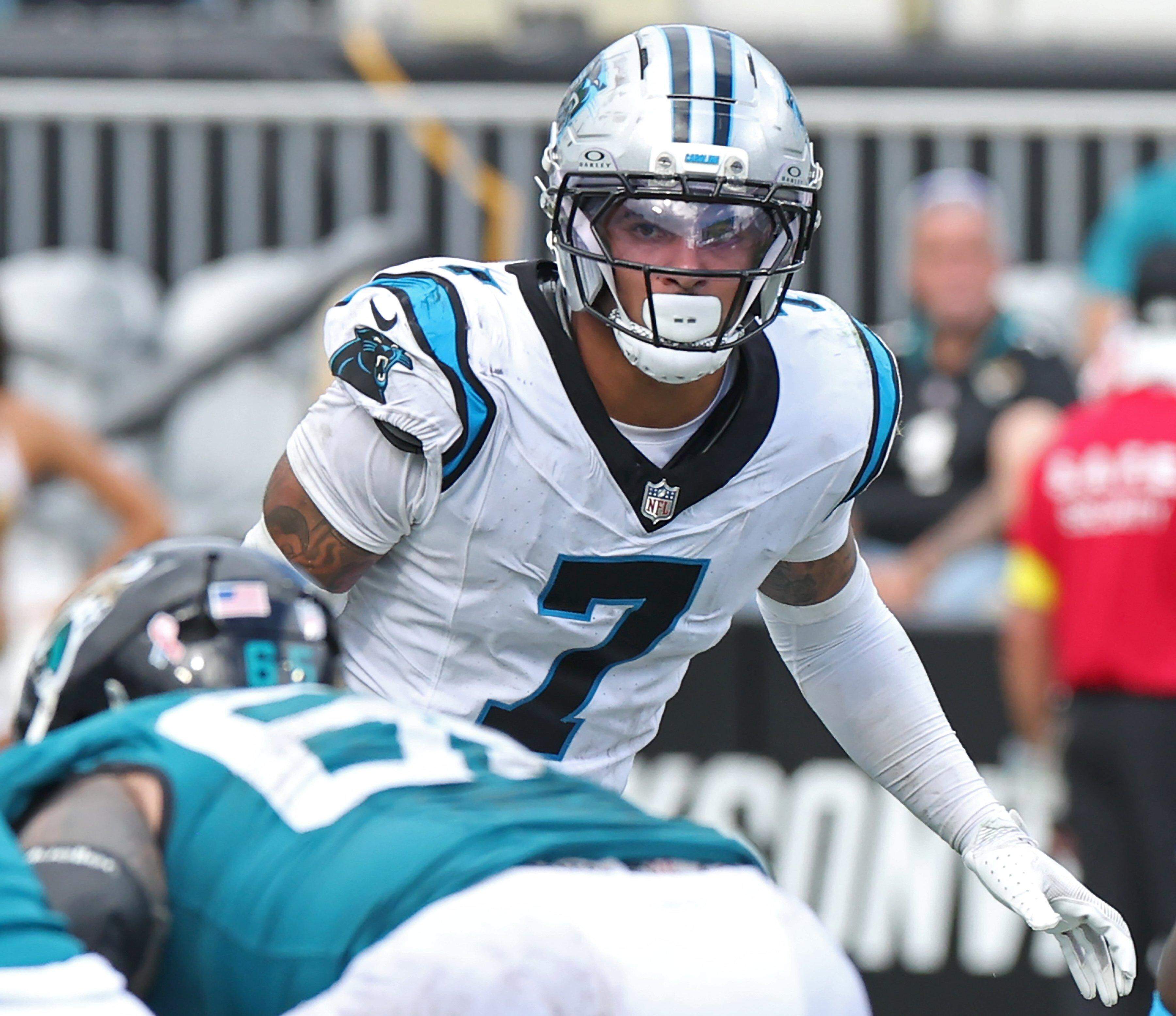 NFL punishes Panthers safety Tre'Von Moehrig for hitting 49ers player ...