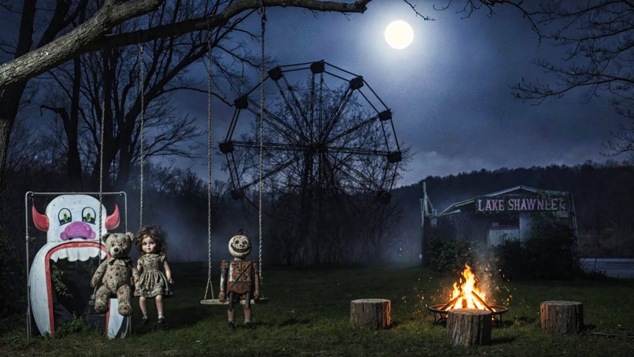 Terrifying scream caught on camera at abandoned Lake Shawnee theme park