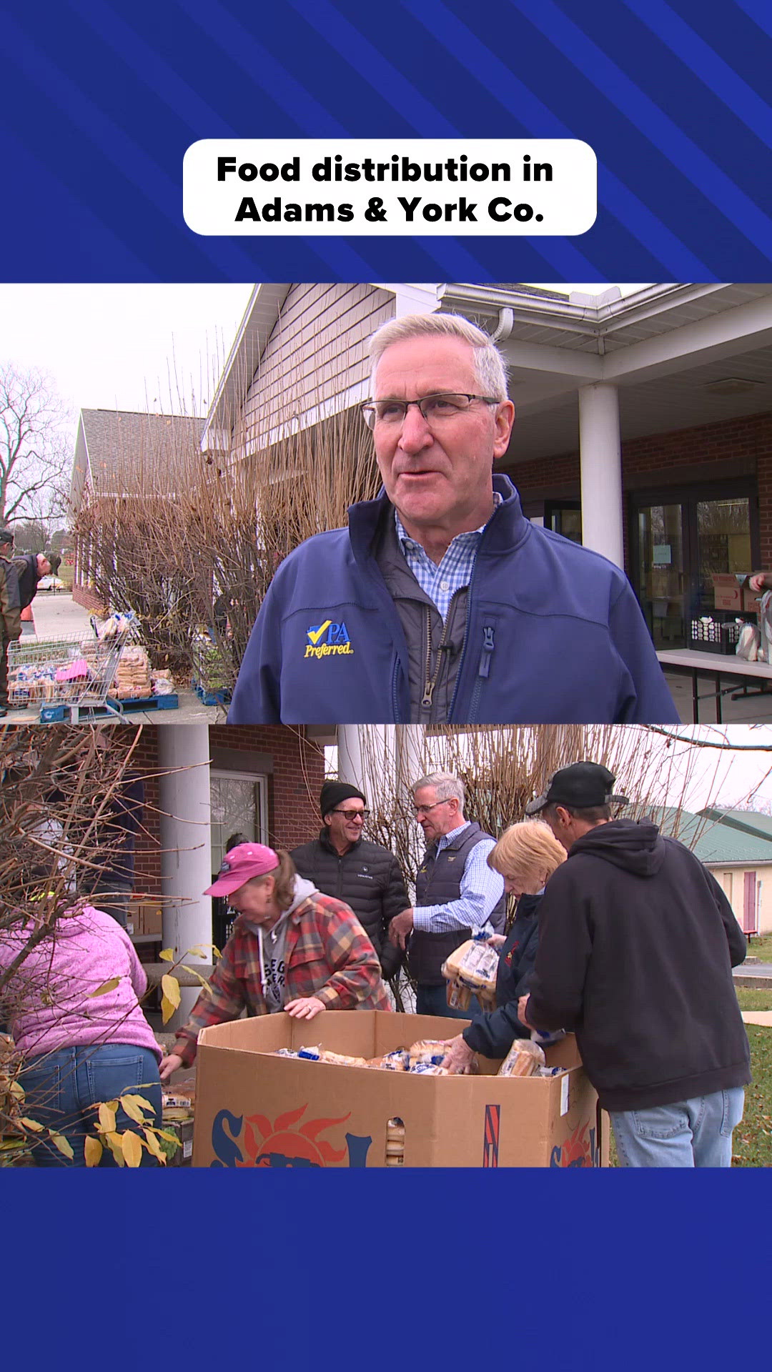 Food distribution events in Adams and York Counties