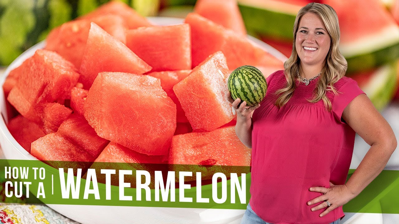 How to cut a watermelon