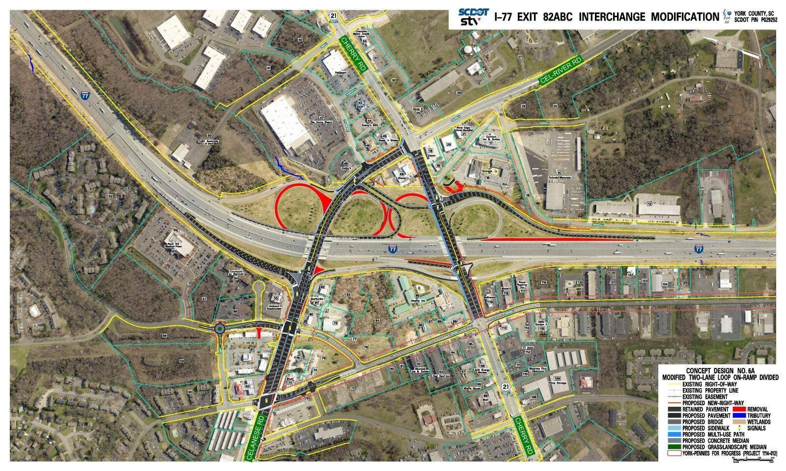 $106 million upgrade planned for Rock Hill’s Interstate 77 interchange