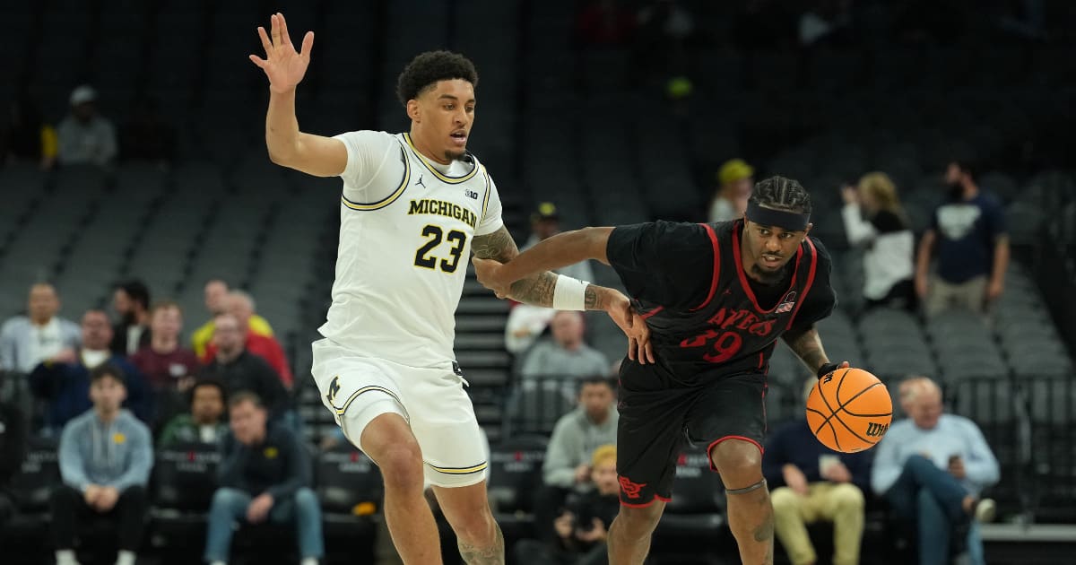 Brian Dutcher on Michigan basketball defense: ‘We couldn’t beat them’