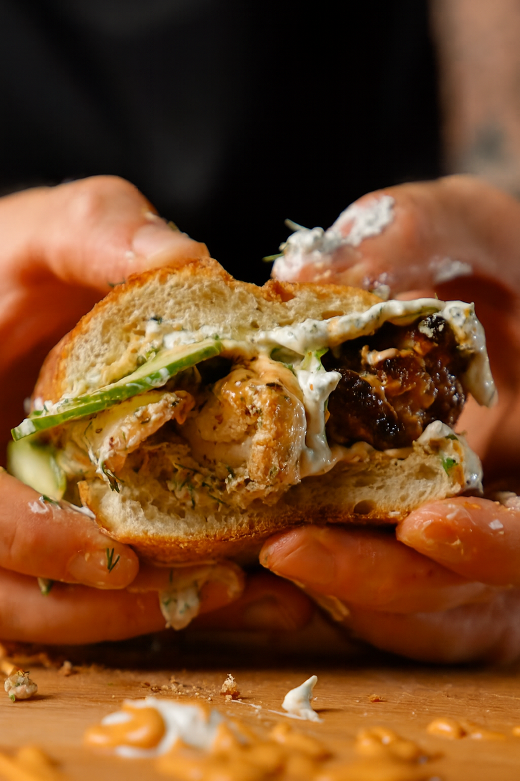 Air fryer hack Chicken, bacon, ranch on a stick = happiness on repeat